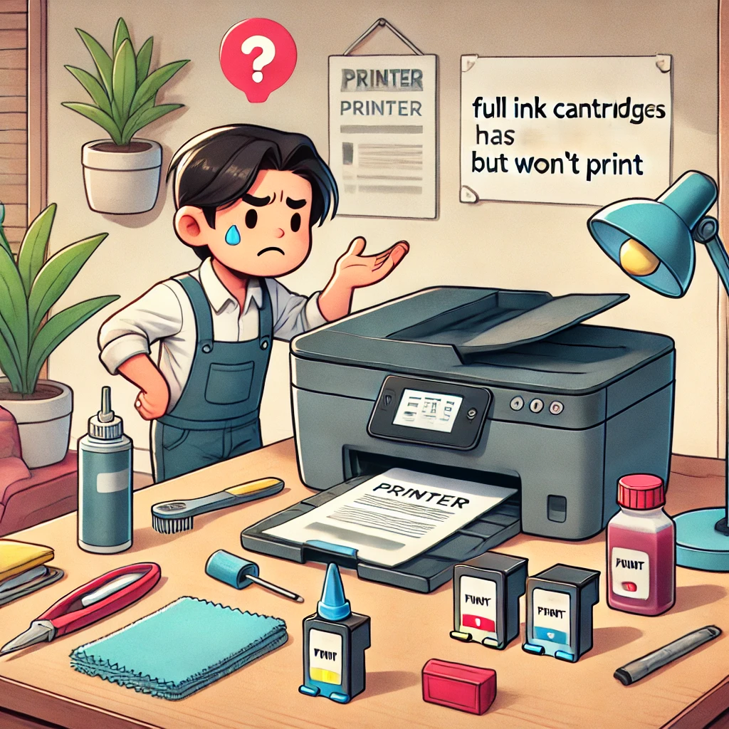 Tinta Penuh tapi Tidak Keluar? Cara Mengatasi Masalah Printer Anda