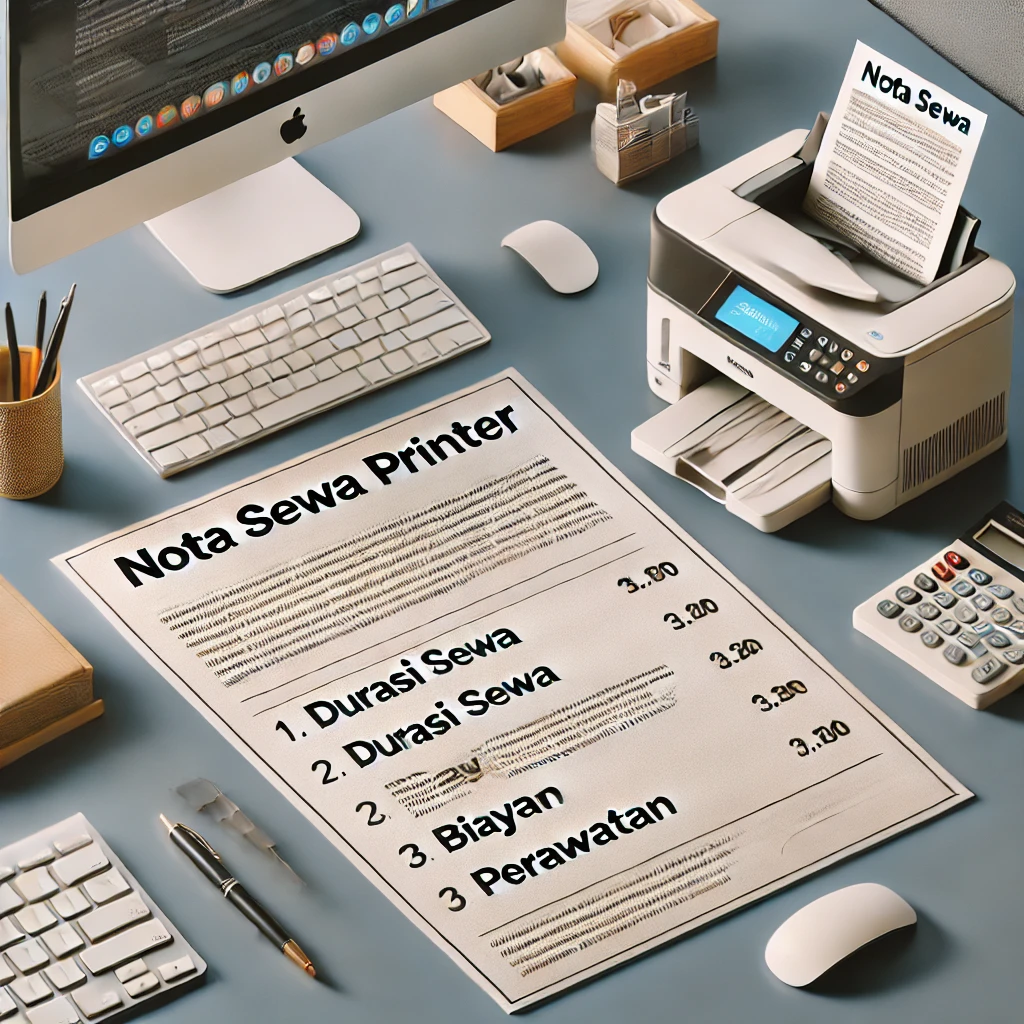 Nota Sewa Printer: Apa Saja yang Harus Diperhatikan?